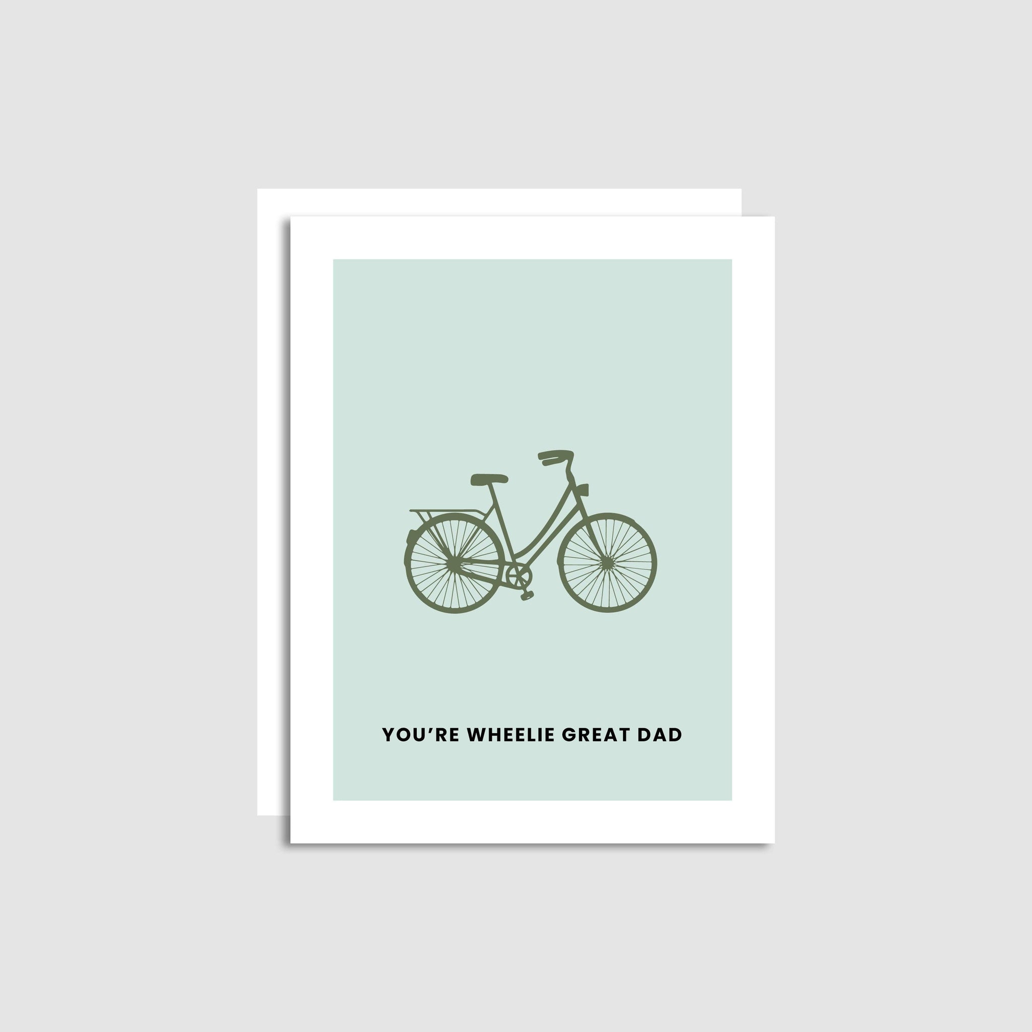Greeting Father's Day Card - Wheelie Great Dad